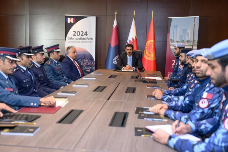 Qatari Minister of Interior Visits Security Forces at Paris 2024 ...